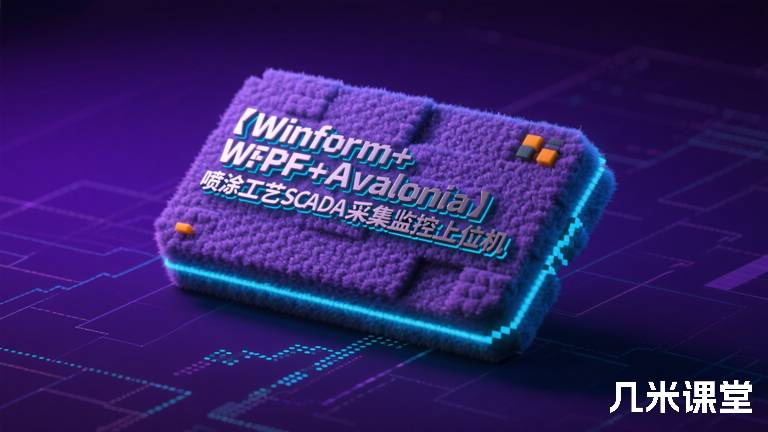 【Winform+WPF+Avalonia】喷涂工艺SCADA采集监控上位机